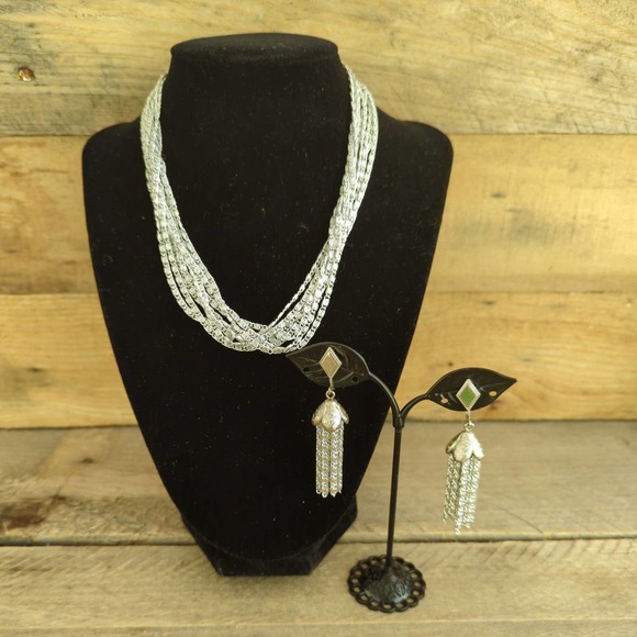 Sarah Coventry | Jewelry | Vtg Sarah Coventry 966 Silvery Cascade ...